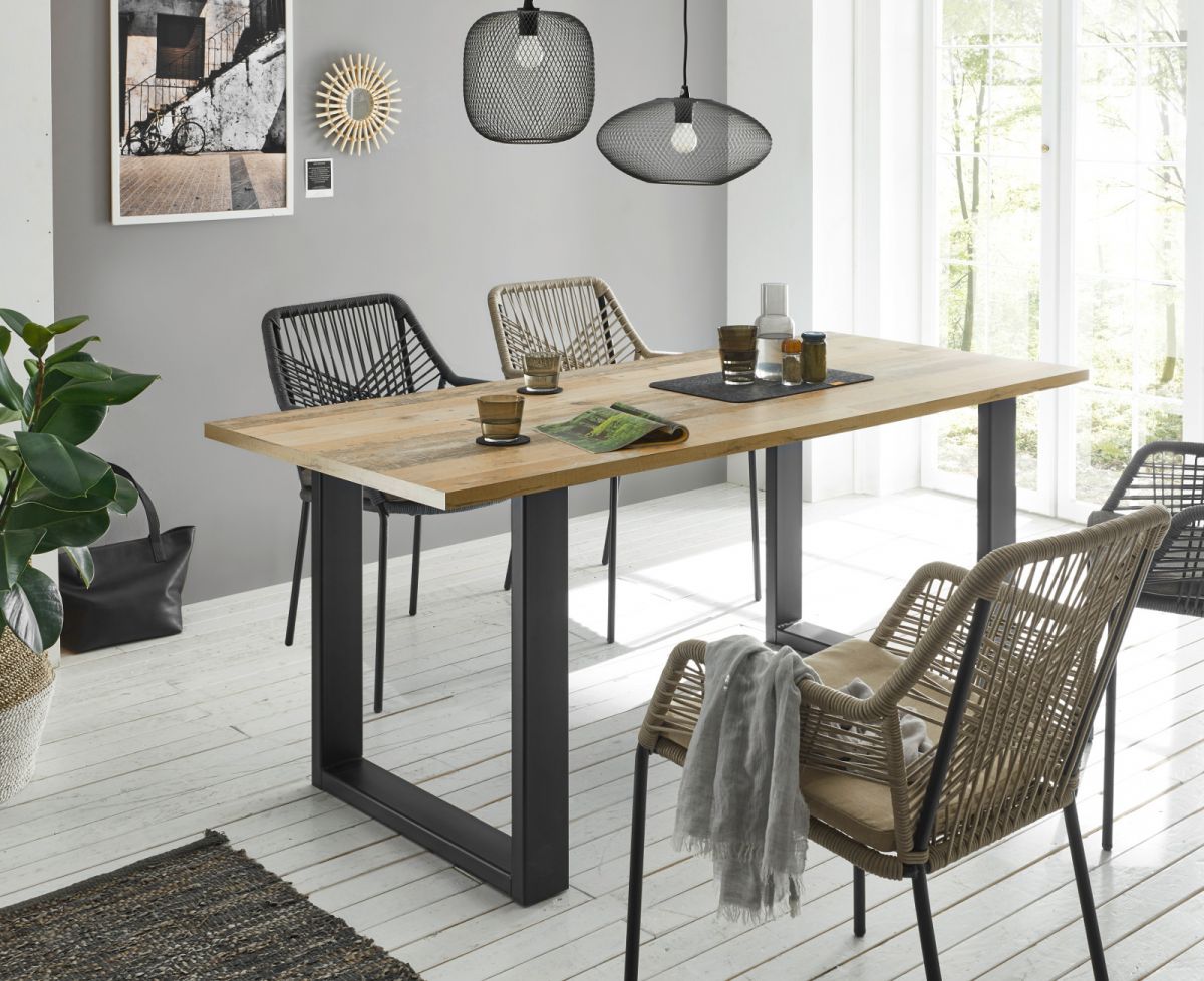 Esstisch "Stove" in Old Style hell 180 x 80 cm